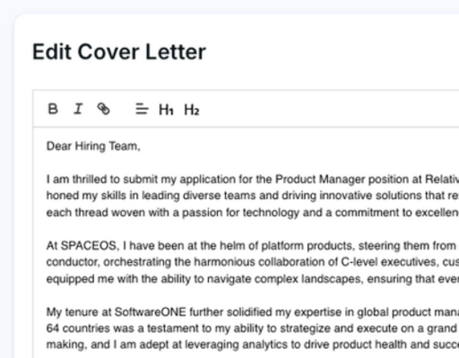 AI Cover Letter Generator - Behired