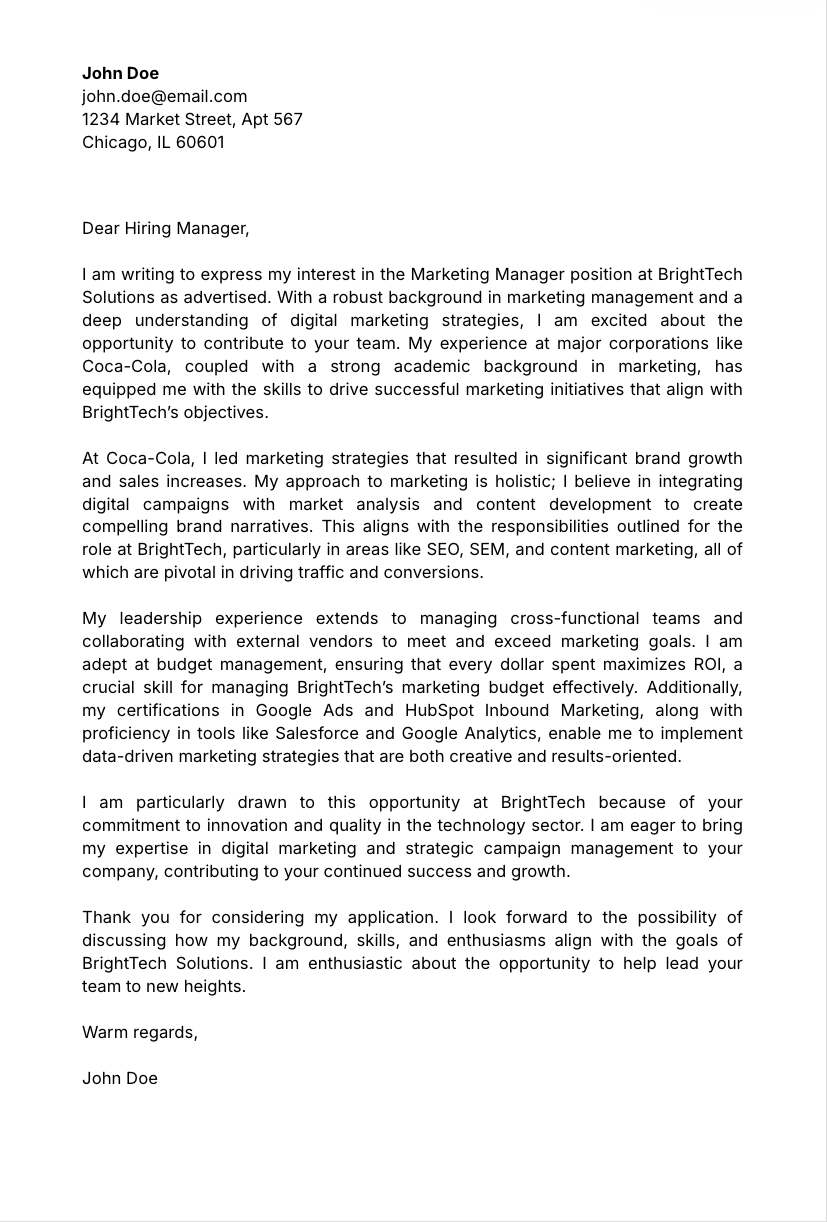 AI Cover Letter Generator - Behired
